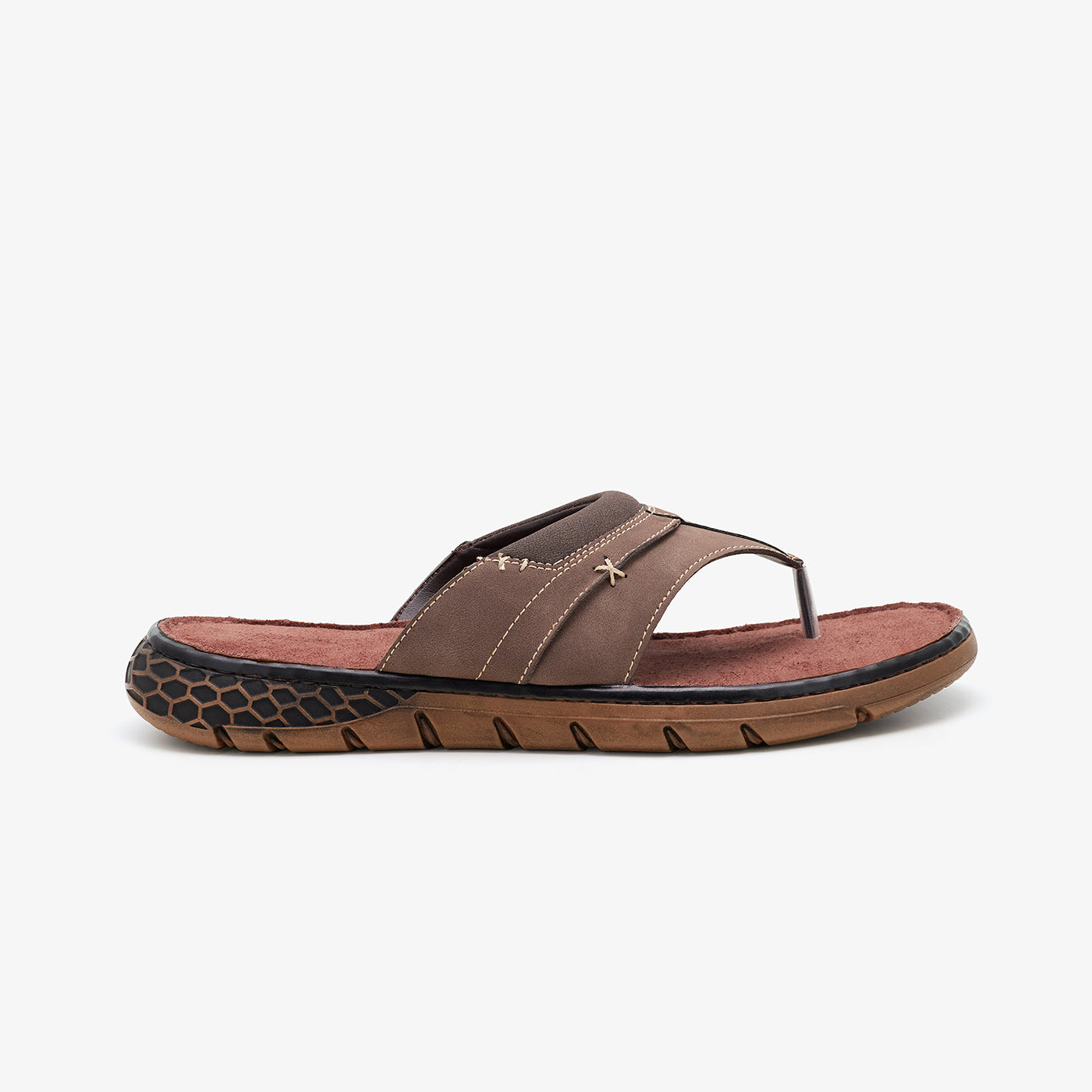 Buy Men Slippers - Men's Relaxed Fit Flats M-PL-CIB-0001 – Ndure.com