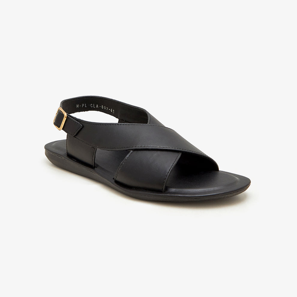 Buy Men Sandals & Peshawaris - Men's Open-Toe Sandals M-PL-CLA-0007 ...