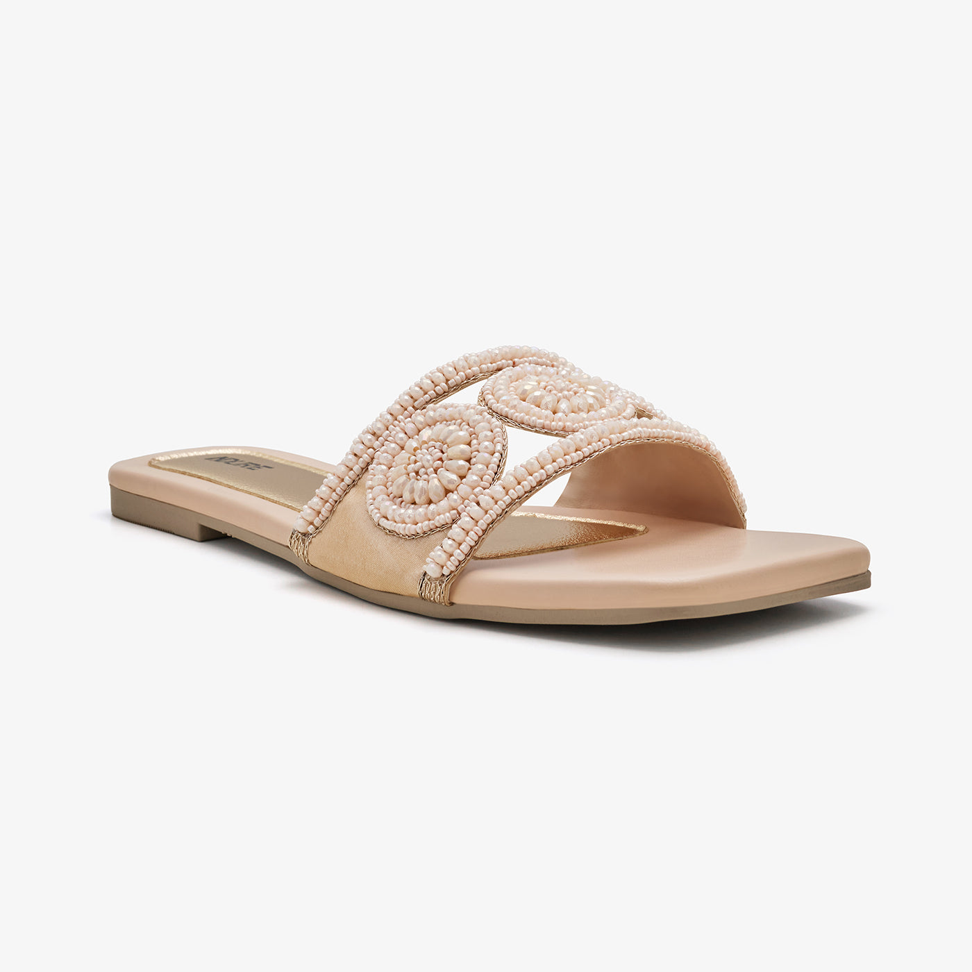 Buy Women's Slides - Women's Beaded Slides W-FL-VSQ-0139 – Ndure.com