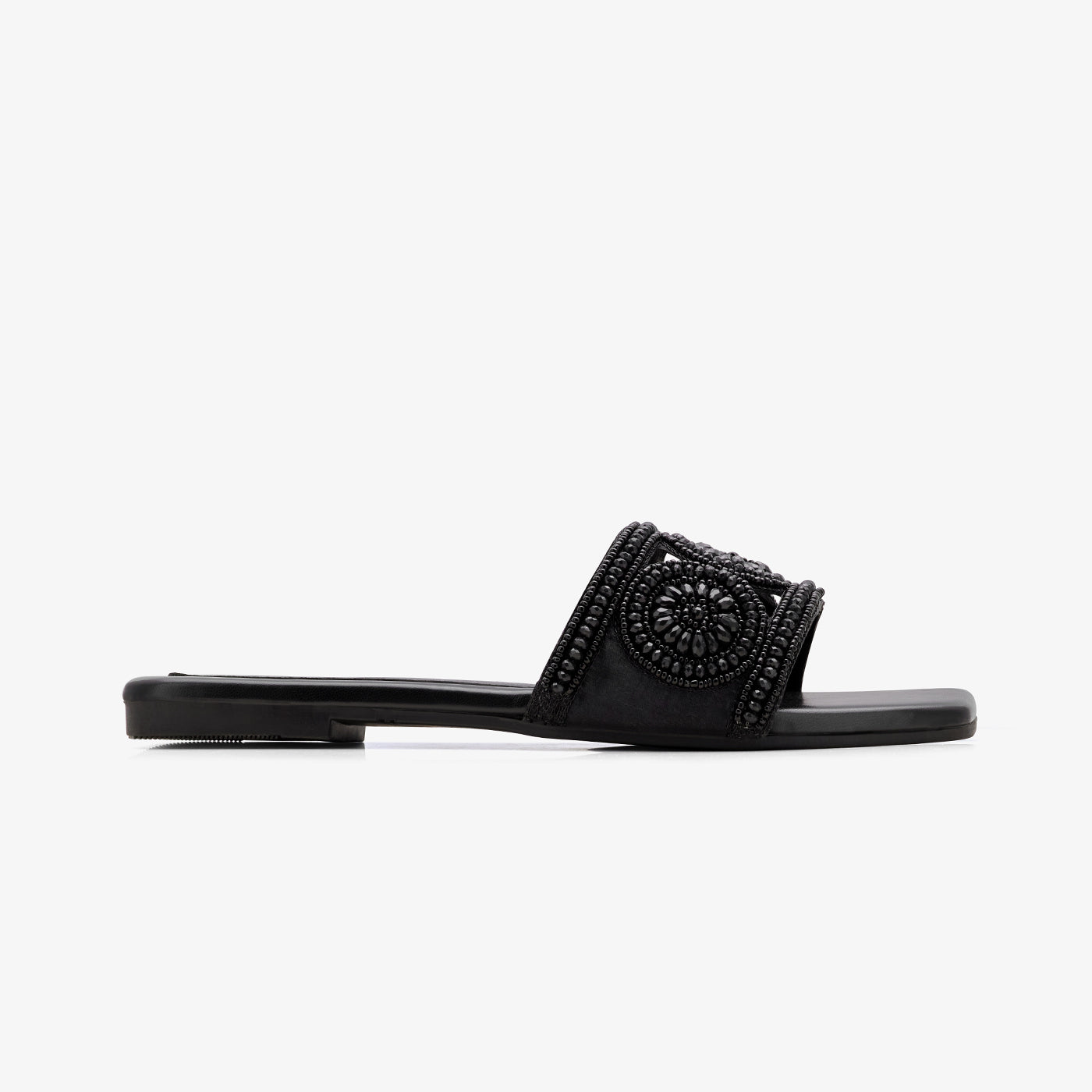 Buy Women's Slides - Women's Beaded Slides W-FL-VSQ-0139 – Ndure.com