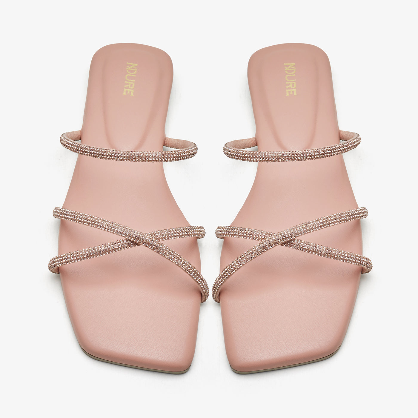 Buy Women's - PINK - Women's Strappy Embellished Slides - W-FL-VSQ-0153 ...